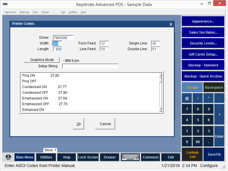 Configuration Manager - Printers - Driver Codes
